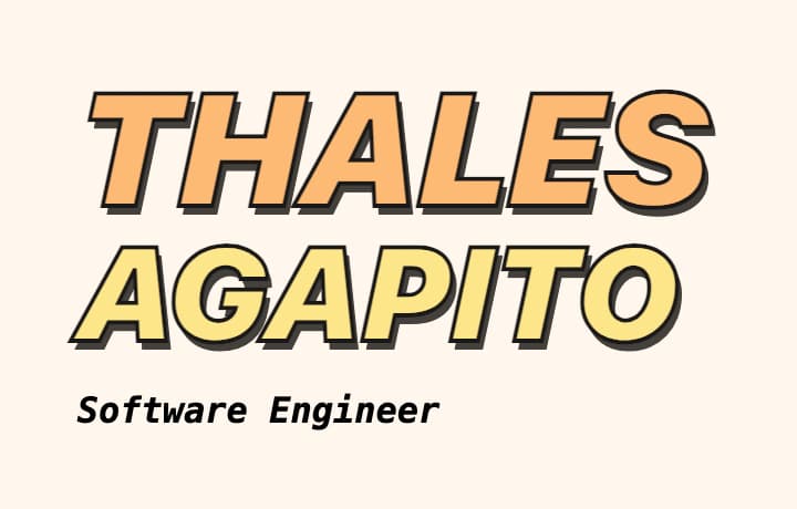 Thales Agapito · Software Engineer